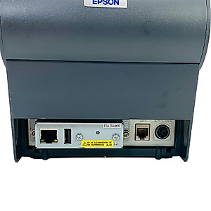 Epson TM-T88IV M129M POS Compact Thermal Receipt Printer LAN USB, Bundle with AC Adapter