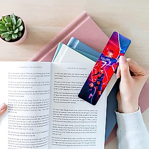 Bookmarks Ruler Metal Mbappe Measure Paris Reading Soccer Bookworm Bookography Tassels for Book Bibliophile Gift Reading Christmas Ornament Markers