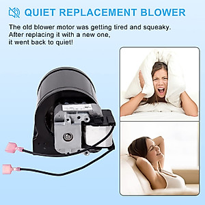 Adviace Replacement Blower Motor for Lopi Freedom Bay & Freedom II & Answer & Revere, Avalon Olympic Wood Stove Insert, 99000137 99000123 99000190 99000126 99000128 99000133 Blower Fan