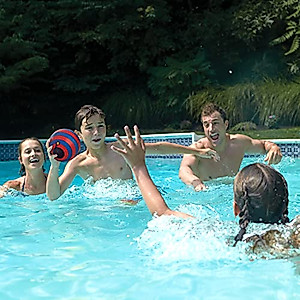 Franklin Sports Cannonball Water Ball - Underwater Pool Ball Toy - Dribble, Bounce and Pass Under Water - Fun Summer Pool Toy for Kids + Teens - 9" PVC Pool Ball for Underwater Pool Games