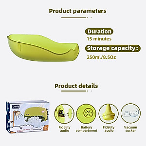 zaddgiuuy Dinosaur Bubble Machine Bath Toys,Automatic Bubble Maker for Toddlers,Blows Bubbles and Plays 12 Children’s Songs,Sing-Along Bath Bubble Machine Baby, Toddler Kids Bath Toys