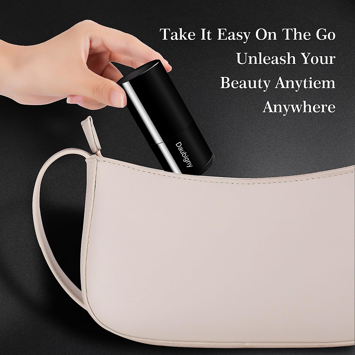 Retractable Kabuki Makeup Brush,Daubigny Powder Brushes Foundation Travel Foundation Brush for Blush Bronzer & Powder…