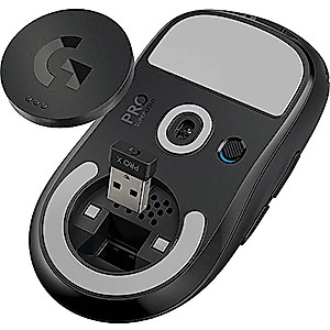Logitech G PRO X Superlight Wireless Gaming Mouse - Black (Renewed)