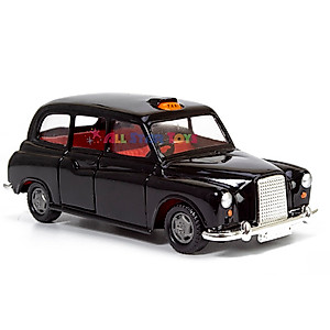 London Taxi 1/38 Scale Diecast Model Toy Car 4.75" Long Motormax 76003
