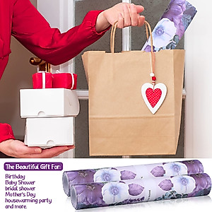 24 Sheets Drawer Liners for Dresser Scented Drawer Liners Drawer Paper Non Adhesive Floral Print Fragrant Large 15.7 x 22.8 Inch for for Kitchen Cabinet Home Shelf Closet (Elegant Style)