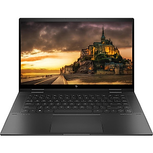 HP 2022 Newest Envy x360 2-in-1 Laptop, 15.6" Full HD Touchscreen, AMD Ryzen 7 5825U 8-Core Processor, 64GB RAM, 2TB SSD, Backlit Keyboard, HDMI, Wi-Fi 6, Windows 11 Home, Stylus Pen Included