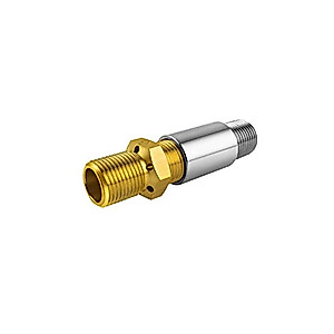 Liquid Propane Gas Fire Pit 1/2" LP Air Mixer Valve - Stainless Steel and Solid Brass, Air Mixture Valve High Capacity BTU