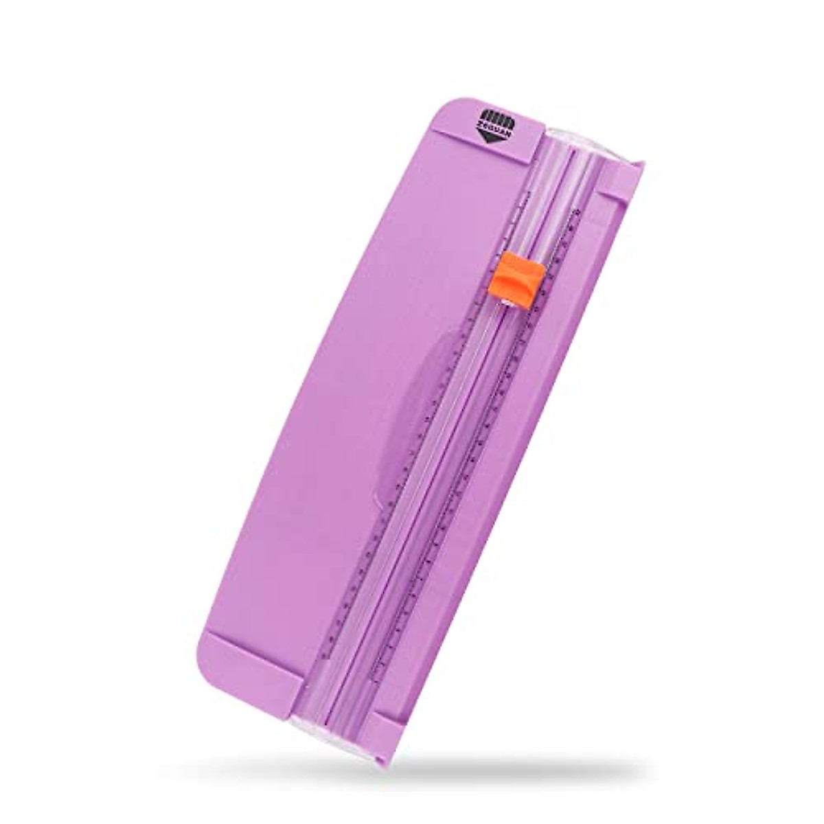 ZEQUAN Small Purple A4 Paper Trimmer, Portable Paper Cutter for Label, Origami, Card, Photo, Coupon, Scrapbook, Cardstock, Laminated Paper, and Craft Project