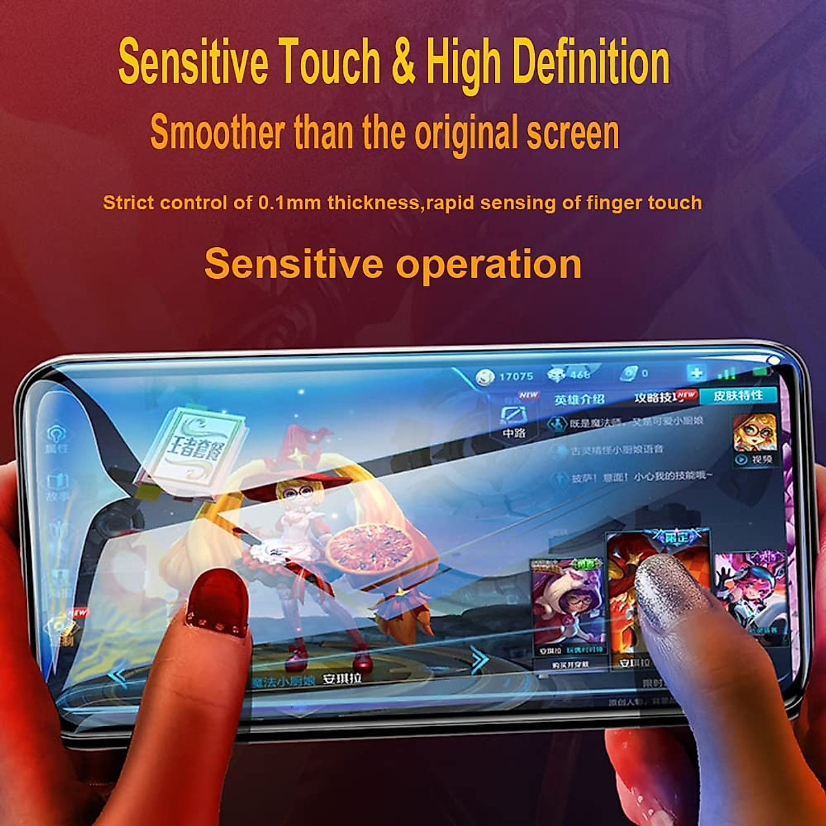 YiiLoxo Hydrogel Film Screen Protector Compatible with Sony Xperia 5 III XQ-BQ72 6.1 Inch. 3D Nano-Tech Hydrogel Protective Film [Not Glass][High Sensitivity][HD Clear][Fingerprint Support]