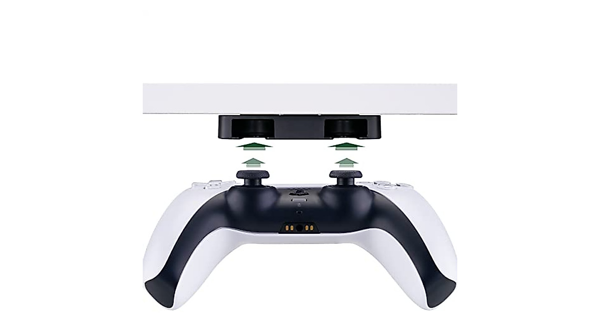 PlayVital Under Desk Controller Stand for PS5 & PS4