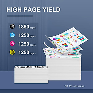 206A Toner Cartridges Replace for HP 206A Toner Cartridges 4 Pack Compatible for HP Color Laserjet Pro MFP M283fdw M283cdw M283fdn M282nw M255dw M255nw Toner for HP 206X Toner Cartridges 4 Pack