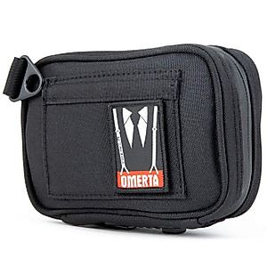 DIME BAGS Smell-proof Boss with Lock Padded Pouch with Activated Carbon Technology | 3-Digit Combo Lock | Low-Profile, Sleek Design (7 Inch, Black)