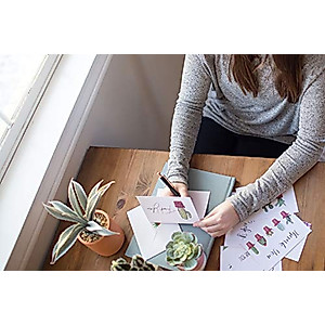 Cactus Thank You Cards with Envelopes for Thank You Notes! Bulk Set of 48 Blank Gift Cards with Envelopes for Baby Shower Note Cards, Watercolor Wedding Thank You Cards and Bridal Shower Thankyou Card