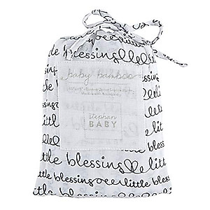 Stephan Baby Viscose + Cotton Swaddle Blanket, Little Blessings