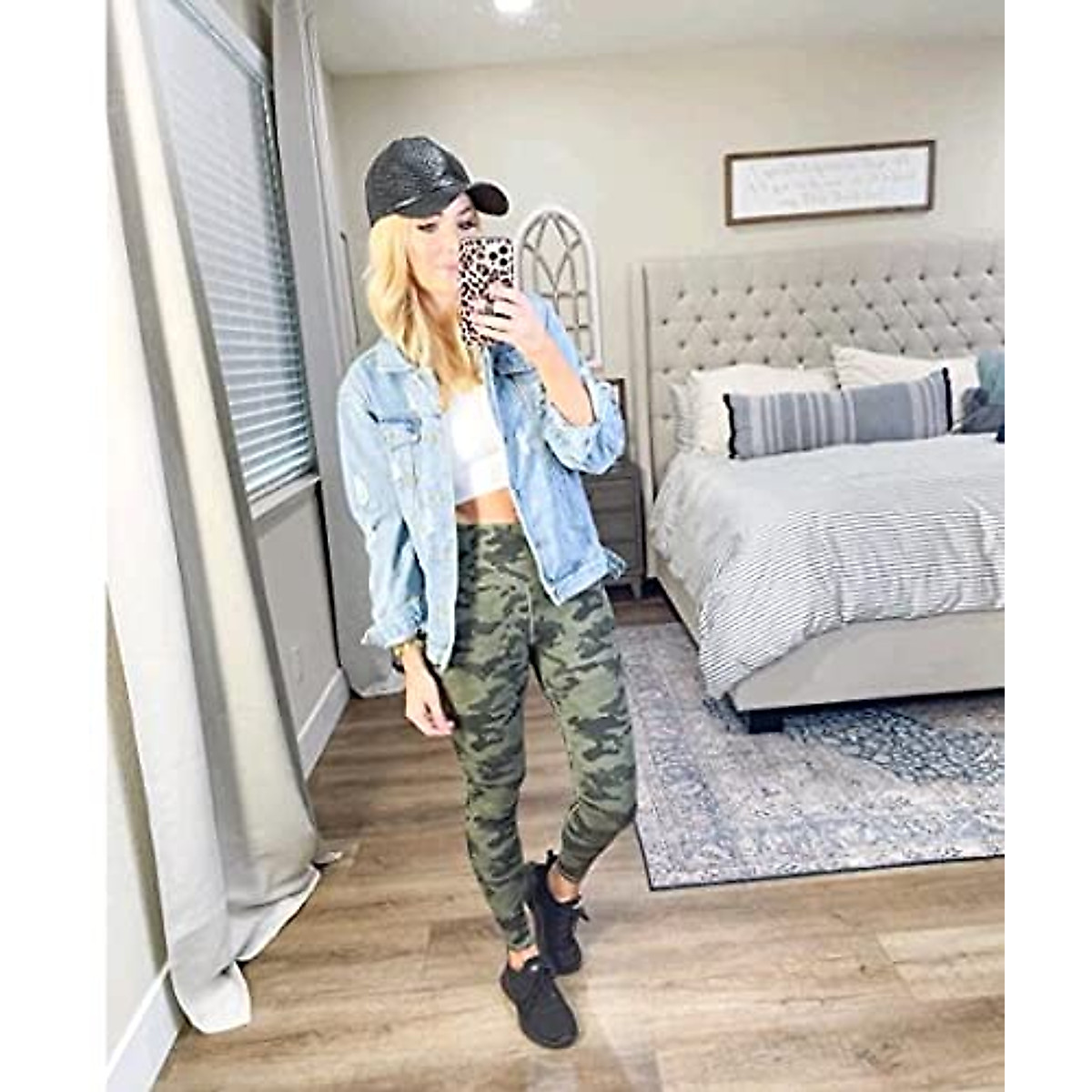 INOGIH Snakeskin-Leather Baseball-Cap Unisex Casual-Dad-Hat Adjustable Snapback for Women Men Black