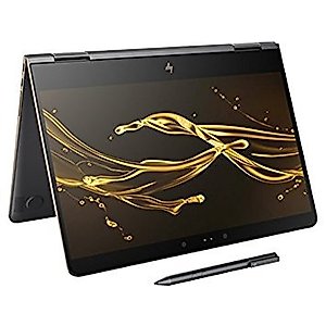 Model HP Spectre x360 - 13t Stylus(16GB RAM, 512GB SSD, 7th Gen. Intel i7-7500U, Windows Ink) 2-in-1 Convertible 13.3" Tablet Kaby Lake Touchscreen Bang & Olufsen Thunderbolt Gyroscope - Dark Ash
