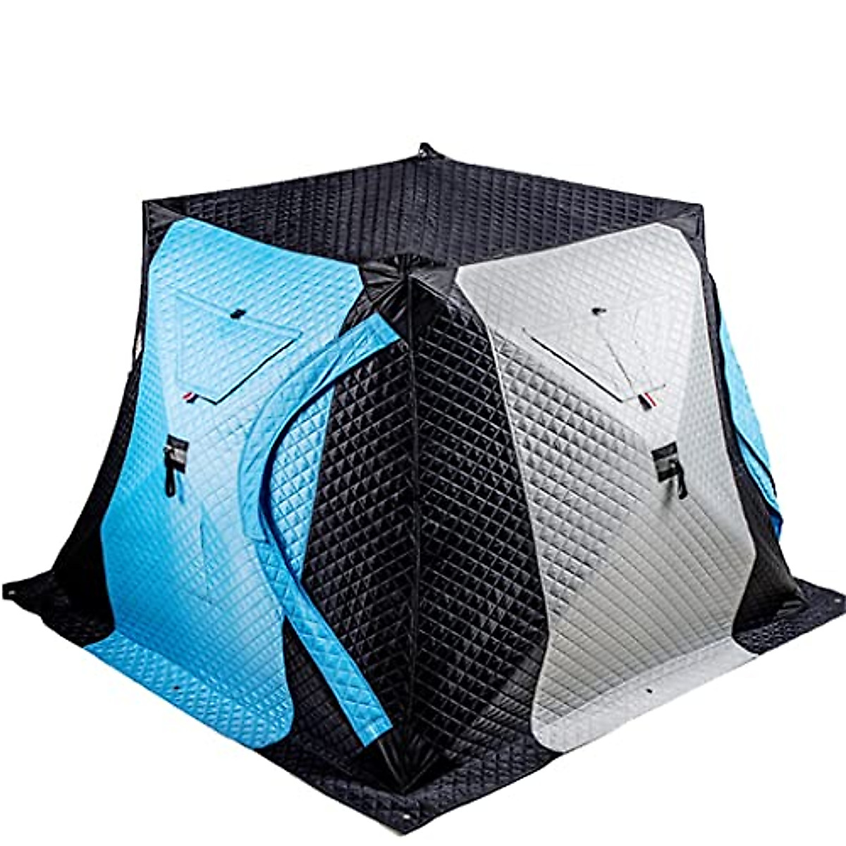 AyfeS Tent for Camping Automatic Pop Up Camping Tent 4 Person Panda Shape with 2 Doors Waterproof Instant Tent for Family Hiking Large Space for Picnic Outdoors