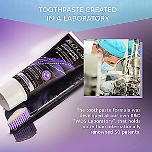 R.O.C.S. Toothpaste - Plaque Removal with Silica Cleaning Granules - Enjoy White Bright Strong Teeth and Healthy Gums - Natural Non-Fluoride Oral Care (Sensation Whitening, Pack of 1)