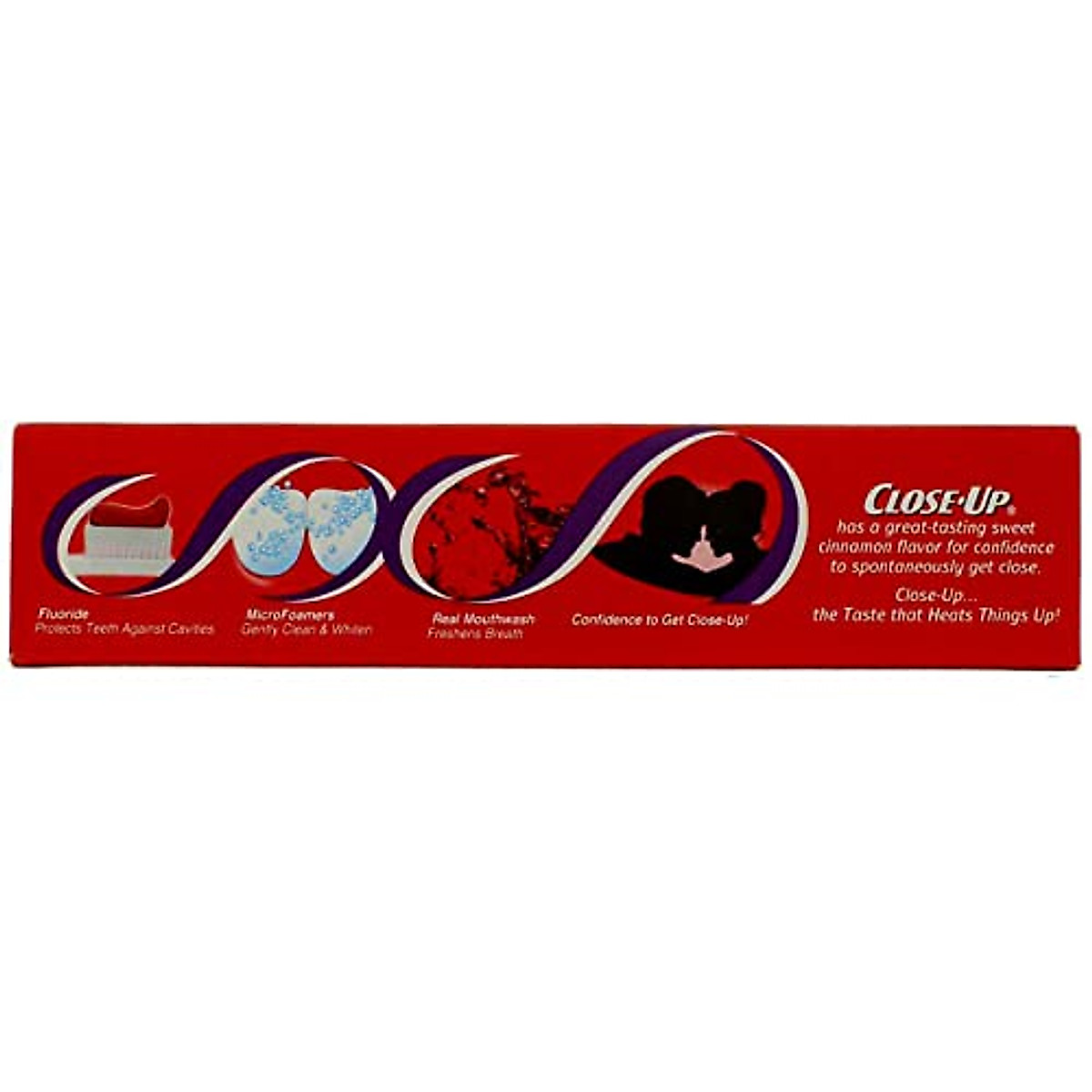 Close-Up Close-Up Cinnamon Red Gel Anticavity Fluoride Toothpaste, 6 oz (Pack of 2)