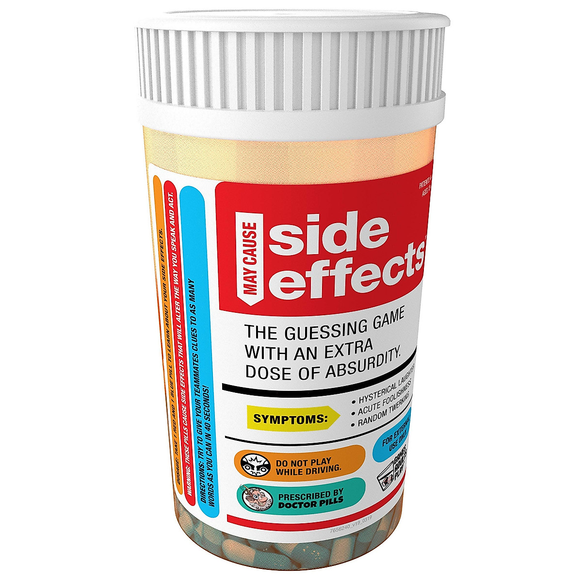 May Cause Side Effects - The Guessing Game with an Extra Dose of Absurdity,includes 50 Blue Pill Cards