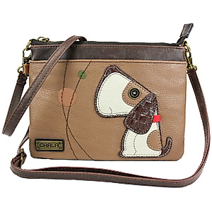 Chala Toffy Dog Mini Crossbody Handbag with Convertible Strap