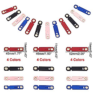 SUPERFINDINGS 12pcs 0.15-0.17x0.04Inch Mixed Color Faux Suede Leather Birds Foot Rings Parrot Leg Bands Opening Feet Ring for Pigeon Dove Chicks Bantam Quail Lovebirds Finch