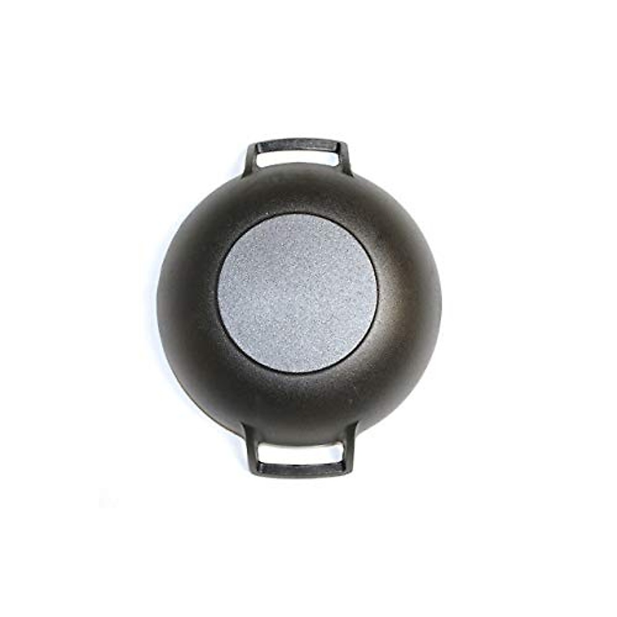 Kasian House Cast Iron Wok, Pre-Seasoned with Wooden Lid 12" Diameter and Large Handles, Stir Fry Pan