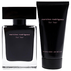 Narciso Rodriguez Narciso Rodriguez 1oz EDT Spray, 1.6oz Body Lotion Women 2 Pc Gift Set