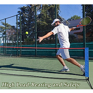 Mini Tang Tennis Net,Portable Tennis Net for Backyard Driveway,10x5.2FT Adjustable Height Tennis Net,Tennis Practice for Indoor and Outdoor,Tennis Court Net,Tennis Training Net with a Carry Bag