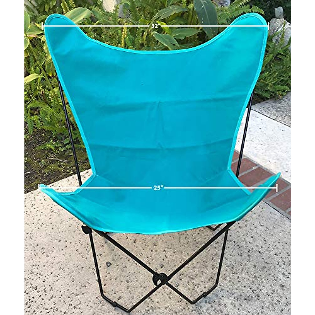 Butterfly Chair Replacement Covers Heavy Duty 14oz Cotton Duck Material Indoor/Outdoor (006194-Natural)