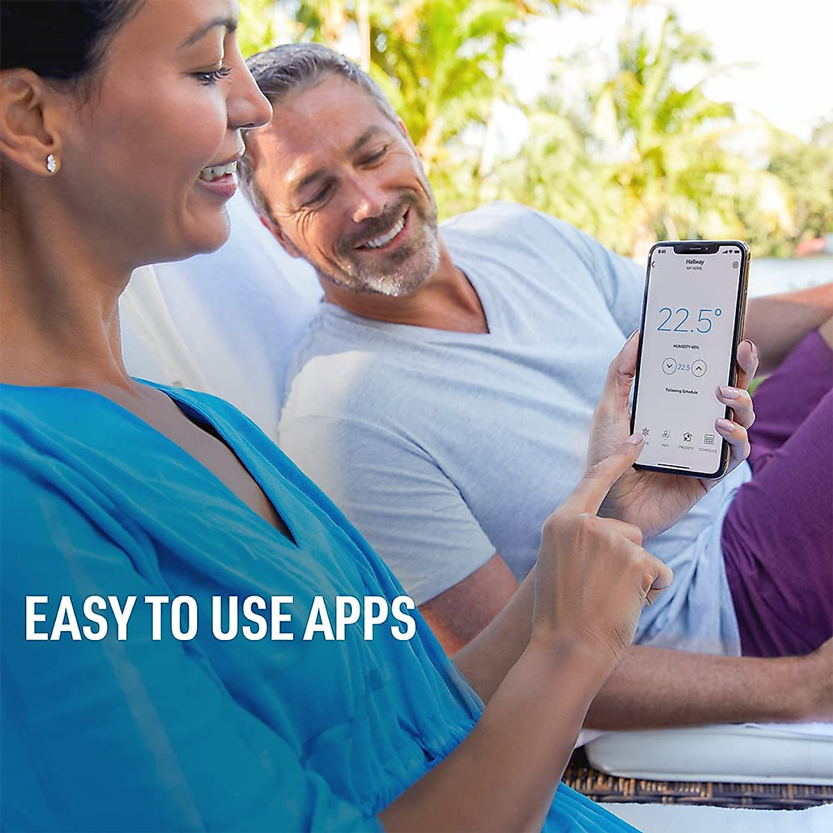 Honeywell Home RENEWRCHT8612WF T5+ Smart Thermostat (Renewed), Black