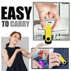 2GB USB Flash Drives 10 Pack 2 GB Thumb Drive TATMOHIK 2.0 USB Drives Bulk 2GB Swivel Design Flash Drive Pack with LED Indicator 2 Gig Jump Drive Pack, USB Stick, Memory Stick, Pen Drive, Mixed Color