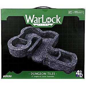WizKids Warlock Tiles: Expansion – 1 in. Dungeon Angles & Curves