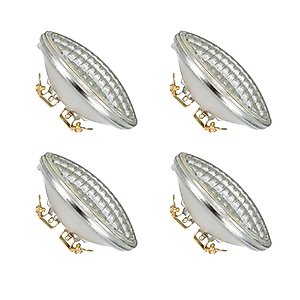 Haian Support PAR36 LED Landscape Bulb, 6W(50W Halogen Equivalent), 12V Low Voltage Tractor Light, 6W 700LM - 3000K Warm White - 12V AC/DC - 4 Pack