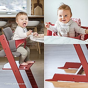 Tripp Trapp Baby Set from Stokke, Glacier Green - Convert The Tripp Trapp Chair into High Chair - Removable Seat + Harness for 6-36 Months - Compatible with Tripp Trapp Models After May 2006