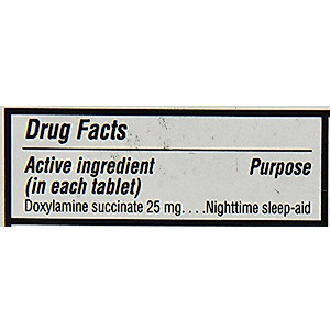 Kirkland Signature Nighttime Sleep Aid (Doxylamine Succinate 25 mg), 192 Tablets