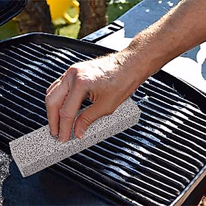 PUMIE Scouring Stick, Heavy Duty Extra Strong Pumice Cleaning Bar, Perfect Pumice Stone for Cleaning Tough Toilet Rings, Bathroom & Kitchen Stains - Scouring Stick on Toilet Bowls, Pool, Tiles(2 Pack)