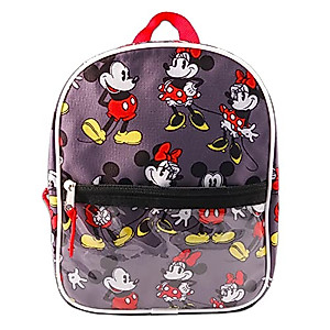 Minnie Mouse Backpack For Girls 4-6 - Bundle with 10'' Inch Minnie Mini Backpack