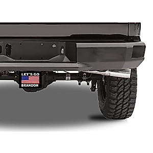 Rogue River Tactical Funny Chant Let's Go Brandon Trailer Hitch Cover Plug Great Gift Idea