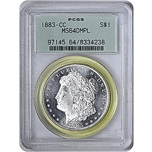 1883 CC Morgan Dollar PCGS MS64DMPL