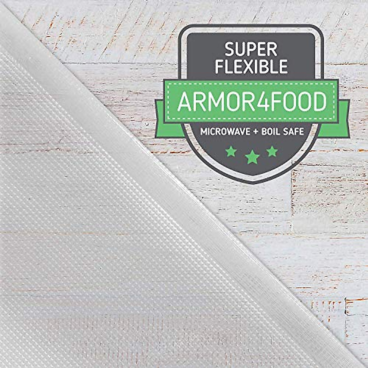 Nutri-Lock Vacuum Sealer Bags. 200 Pint Bags 6x10 Inch. Commercial Grade Food Sealer Bags Great Food Saving, Sous Vide Bags