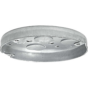 Progress Lighting 5-1/2" Emblem Collection Surface Mount LED, Aluminum in White