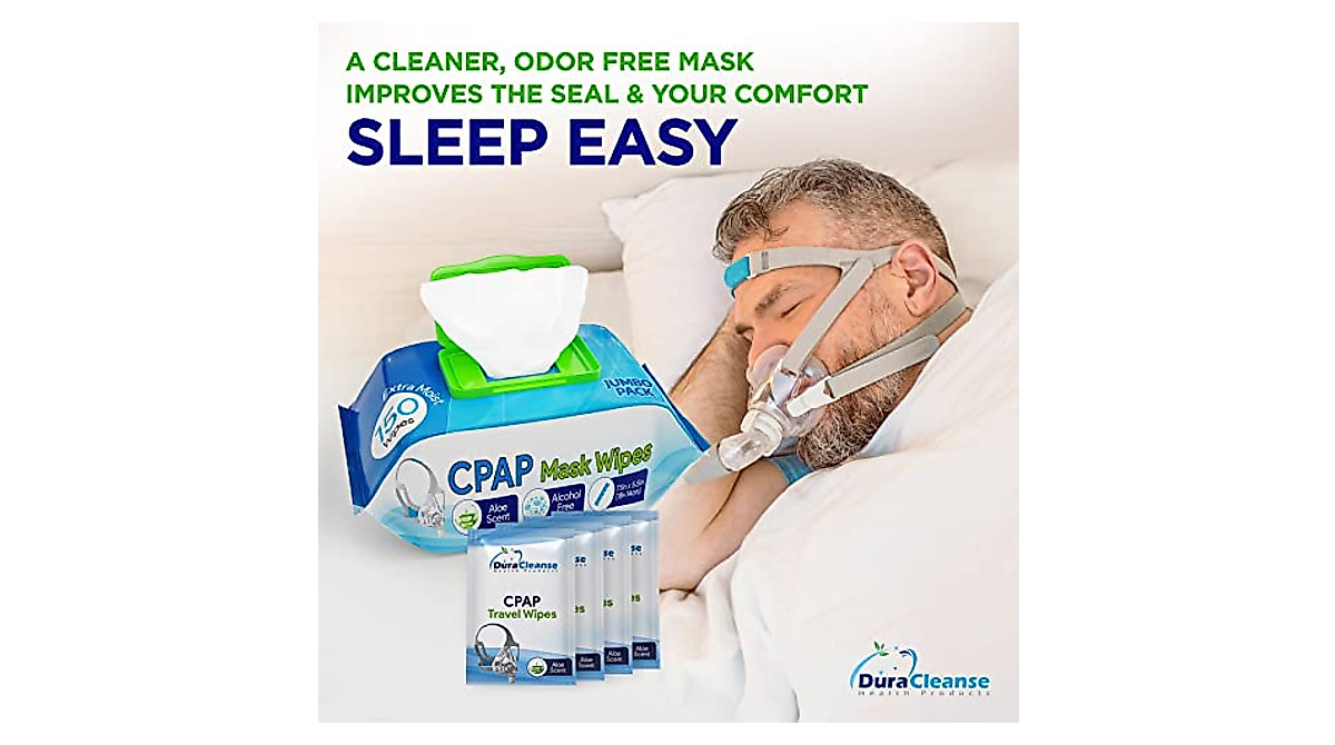 DuraCleanse CPAP Wipes – 150 Jumbo Pack & Travel Wipes for Easy Mask ...