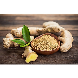 Organic Ginger Powder | 8 oz (226g) | USDA Organics and Non-GMO Verified Project Approved | Product of India | 100% Raw and Natural | Resealable Kraft Bag by SHOPOSR