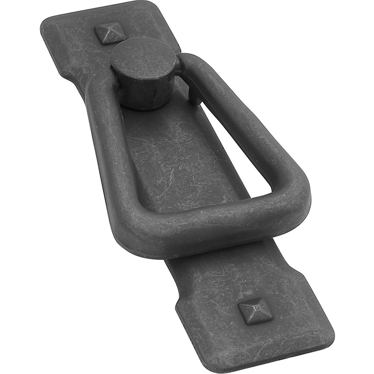 Hickory Hardware 1 Pack Solid Core Kitchen Cabinet Pulls, Luxury Cabinet Handles, Hardware for Doors & Dresser Drawers, 1-1/4 Inch Hole Center, Black Mist Antique, Old Mission Collection