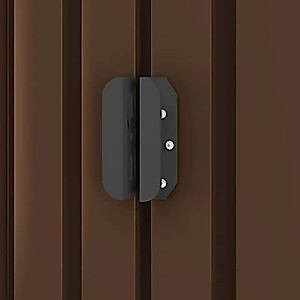 vidaXL Garden Storage Shed Metal 80.3"x52"x73.2" Garage Tool Storage House