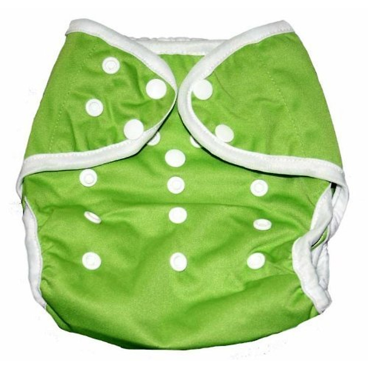 One Size Fit All- Diaper Covers for Prefolds or Regular Inserts PUL - GREEN by BubuBibi