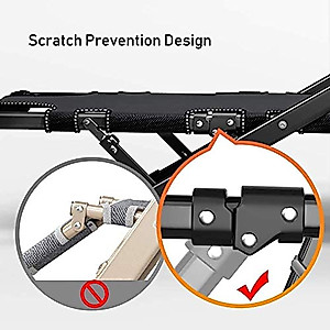 ガードレール Recliners Folding Zero Gravity Chairs Sun Lounger Oversized Recliner Patio Beach Poolside