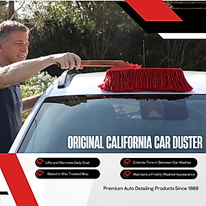 California Car Duster 62442 Standard Car Duster with Wooden Handle