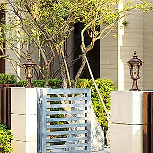 ZSEDP Outdoor Lamp Wall Headlights Pastoral Style Doorpost Lamp Balcony Lamppost Headlight Wall Lamp Standing Lamp Waterproof Lawn Lamp